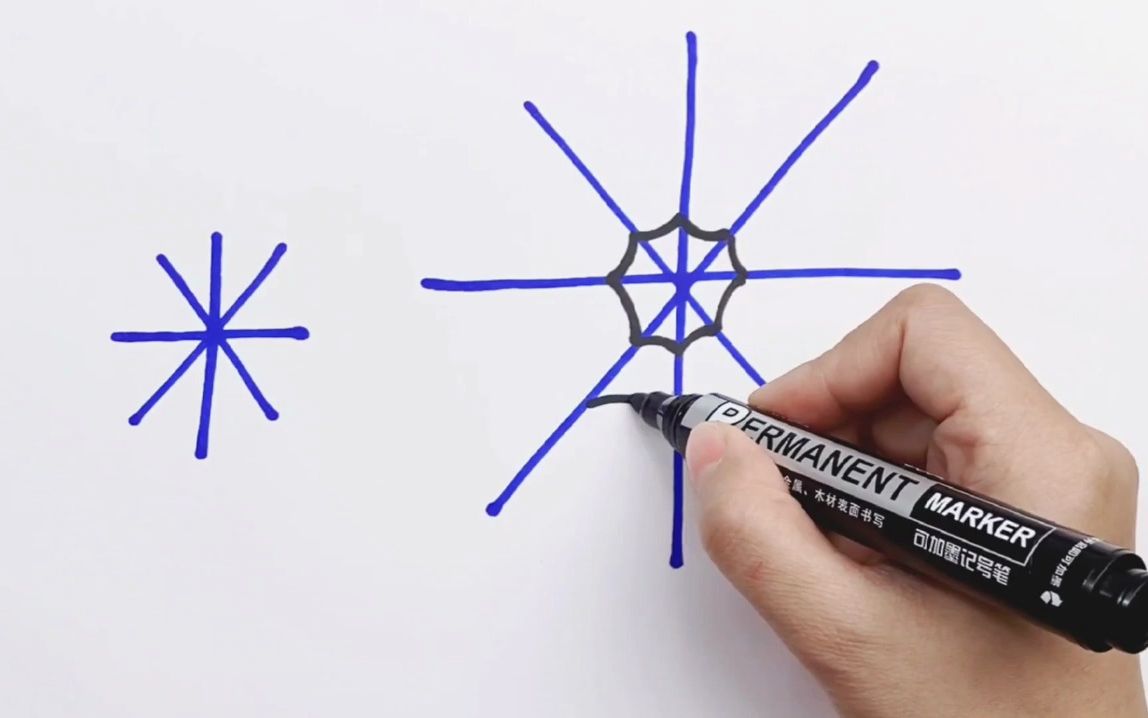 从++画蜘蛛_很简单_学画画