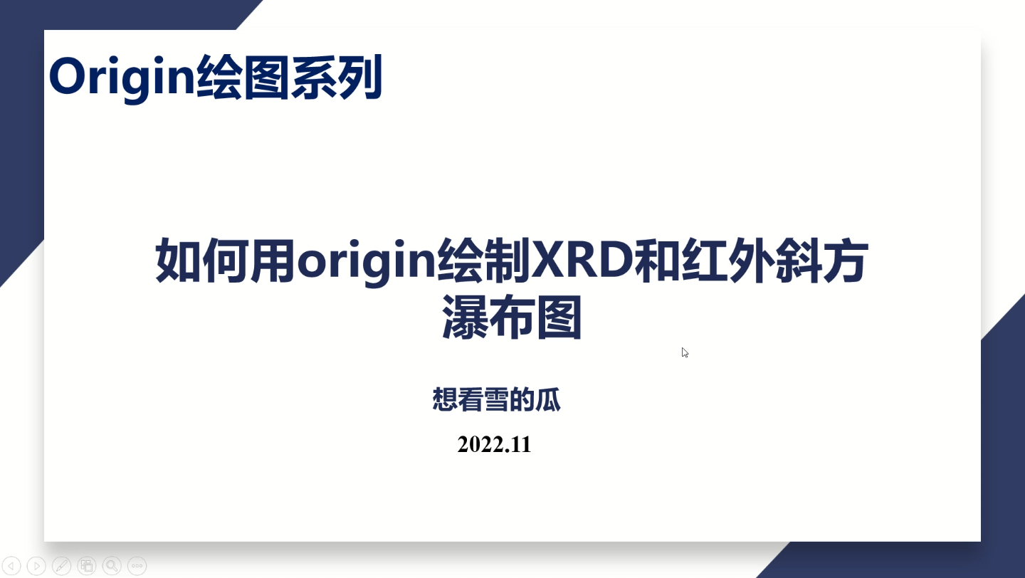 Origin绘图教程|如何用Origin绘制XRD和红外斜方瀑布图