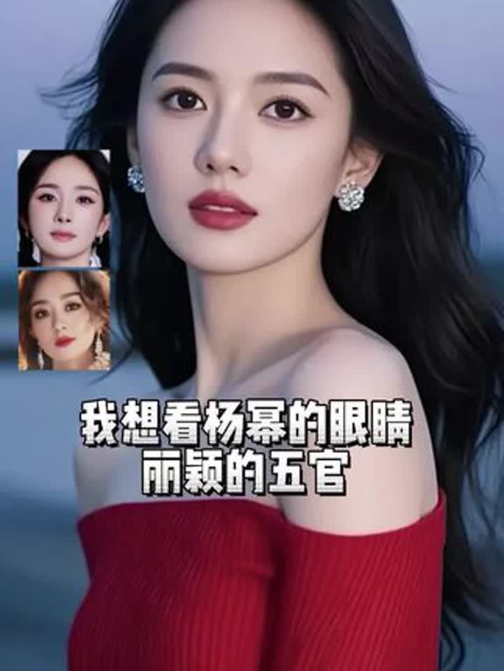 P图前后我想看杨幂的眼睛丽颖的五官 修图前后对比p图强大ps P图...