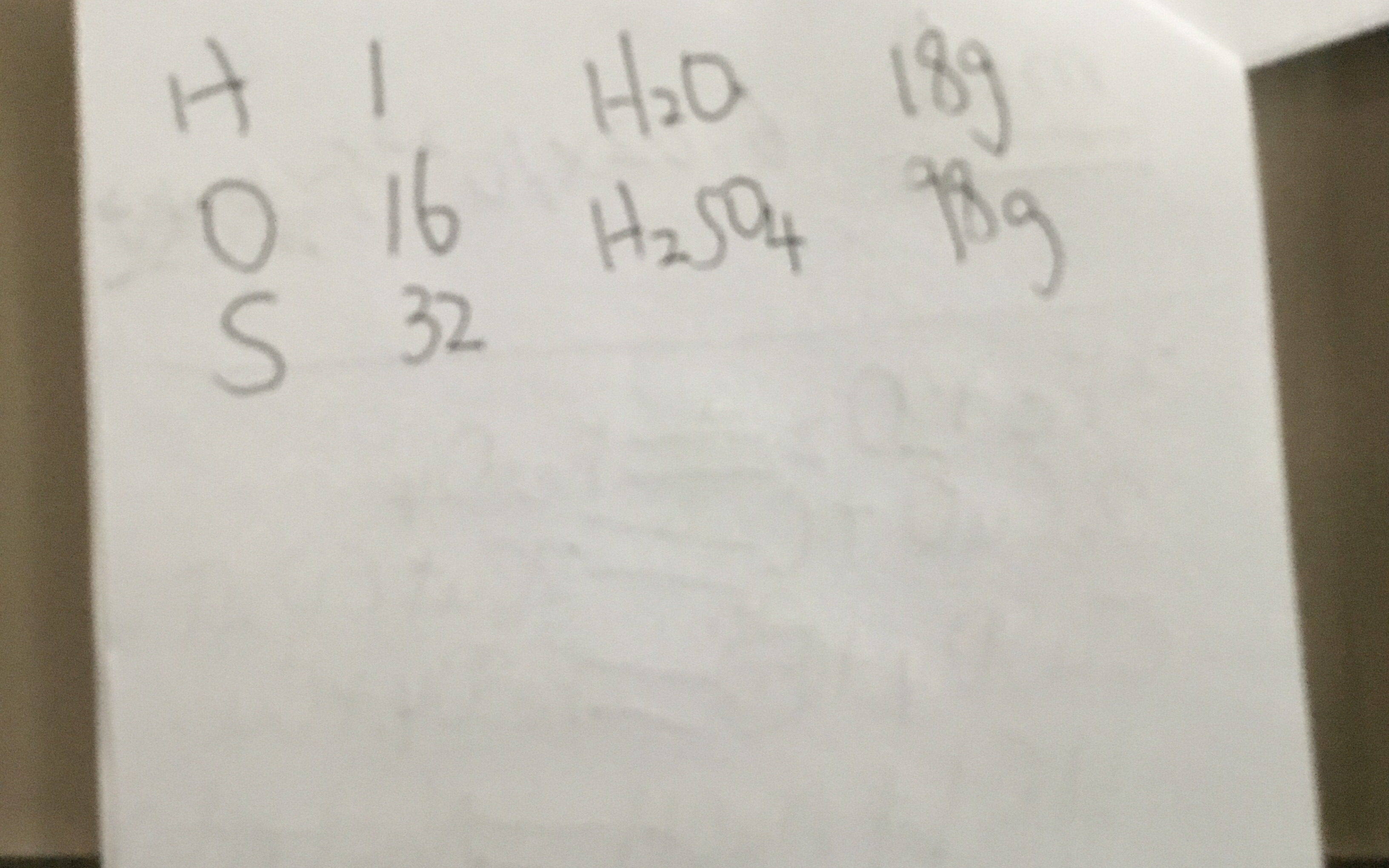 23期 1mol质量的快速计算方法