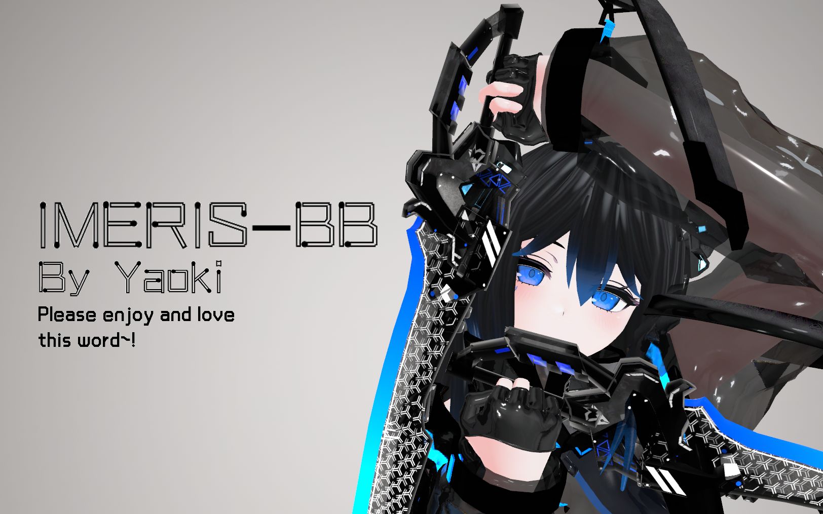 【VRchat】体验最强的武器代入感,免费公开avatar-BB,双刀/双头刀...