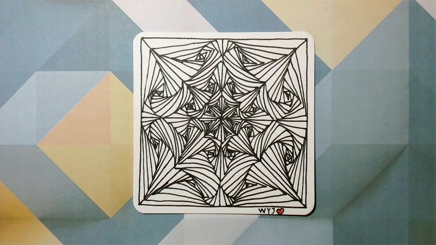 【禅绕画】方法教给你了，就看你画不画了