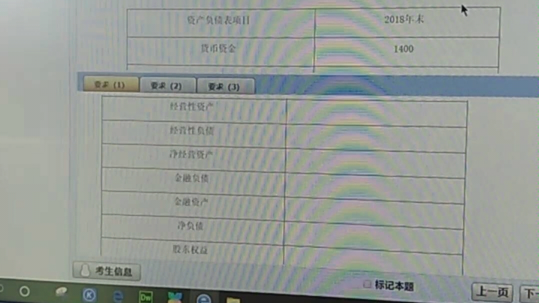 CPA财管-管理用财务报表计算题(1)