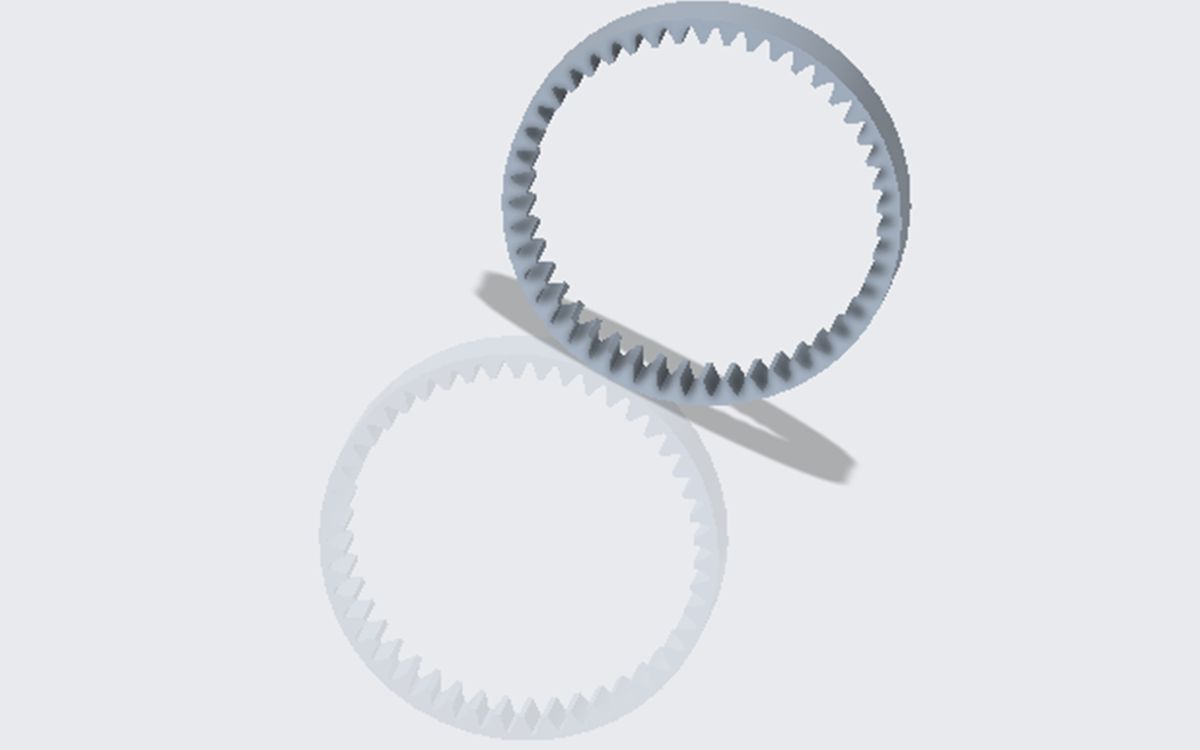 基于Creo的内齿轮参数化建模