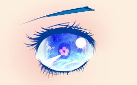 【sai鼠绘上色】一只玛丽苏到上天的眼睛小教程~