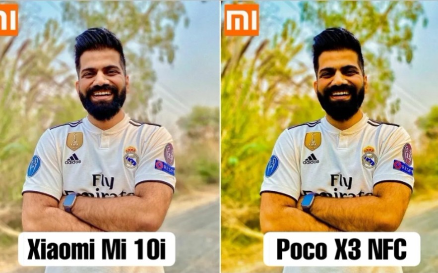 小米米10i vs Poco X3 NFC诚实相机测试