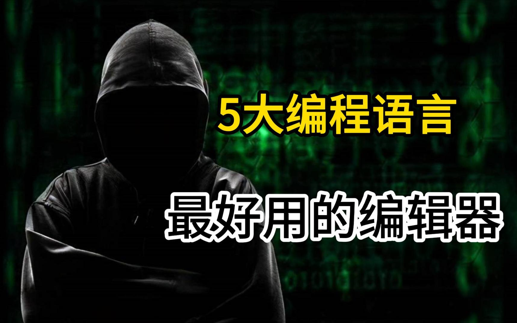 5大编程语言最好用的编辑器,你用对了吗?