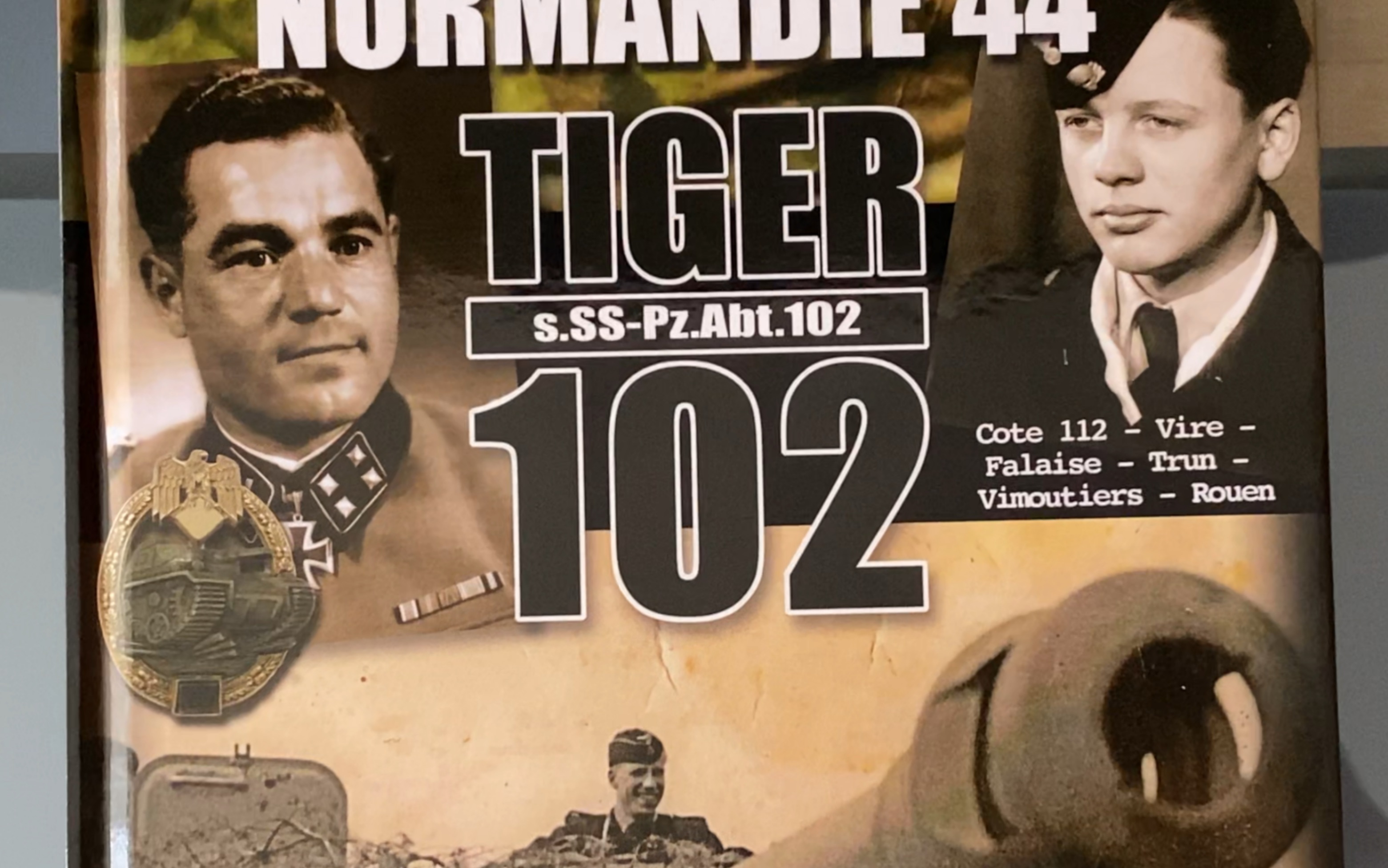 Normandy 44 Panzer series Tiger SS-Pz Abt.102 maranes社 翻书视频