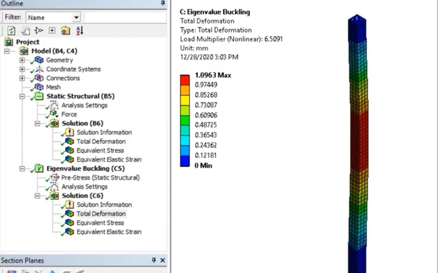 基于Ansys Workbench的屈曲分析