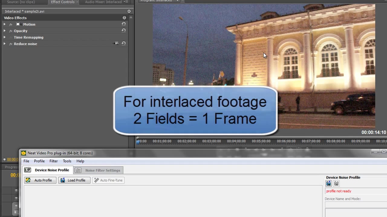 AePr降噪插件 Neat Video 使用教程 DE Noise v3.1.8