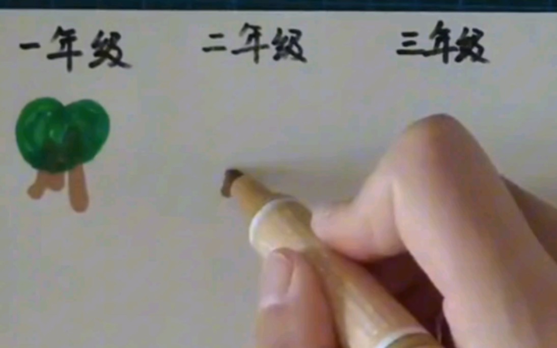 超简单的简笔画树,用英文字母画简笔画你喜欢吗