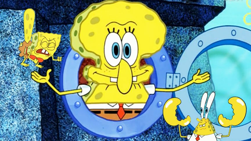 《海绵宝宝》诡异的一集:海绵宝宝被抛弃,在一个人的世界里发疯