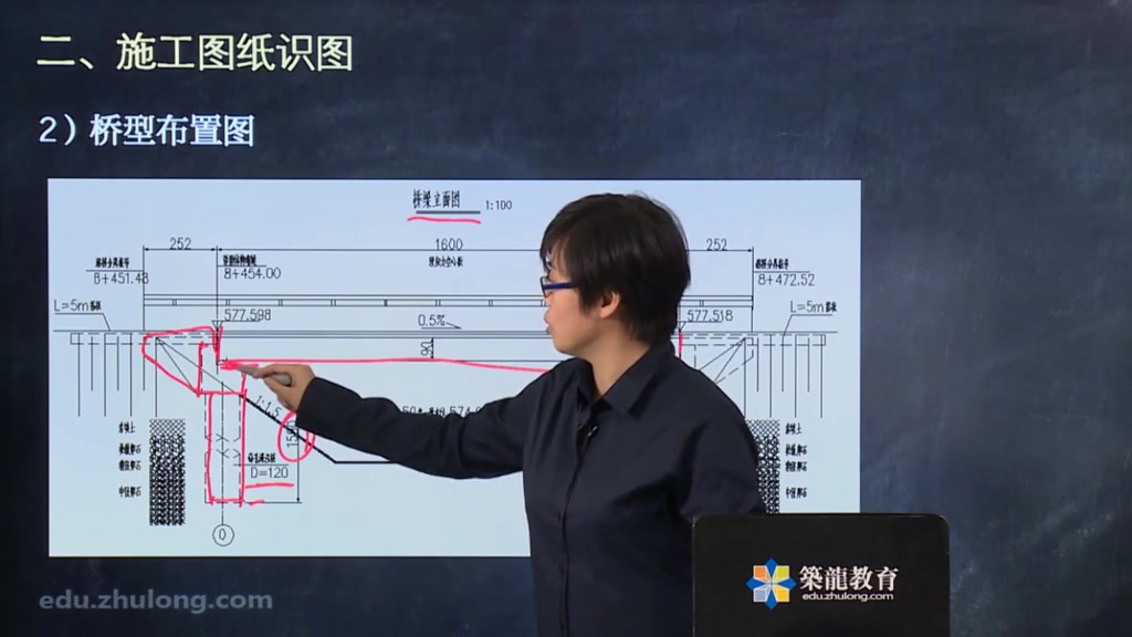 桥梁02.桥梁工程施工图识读之桩基&下部结构&现浇梁&预制梁及...