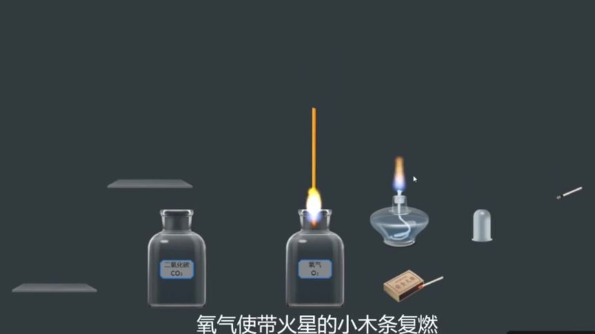 观察氧气和二氧化碳的性质的实验