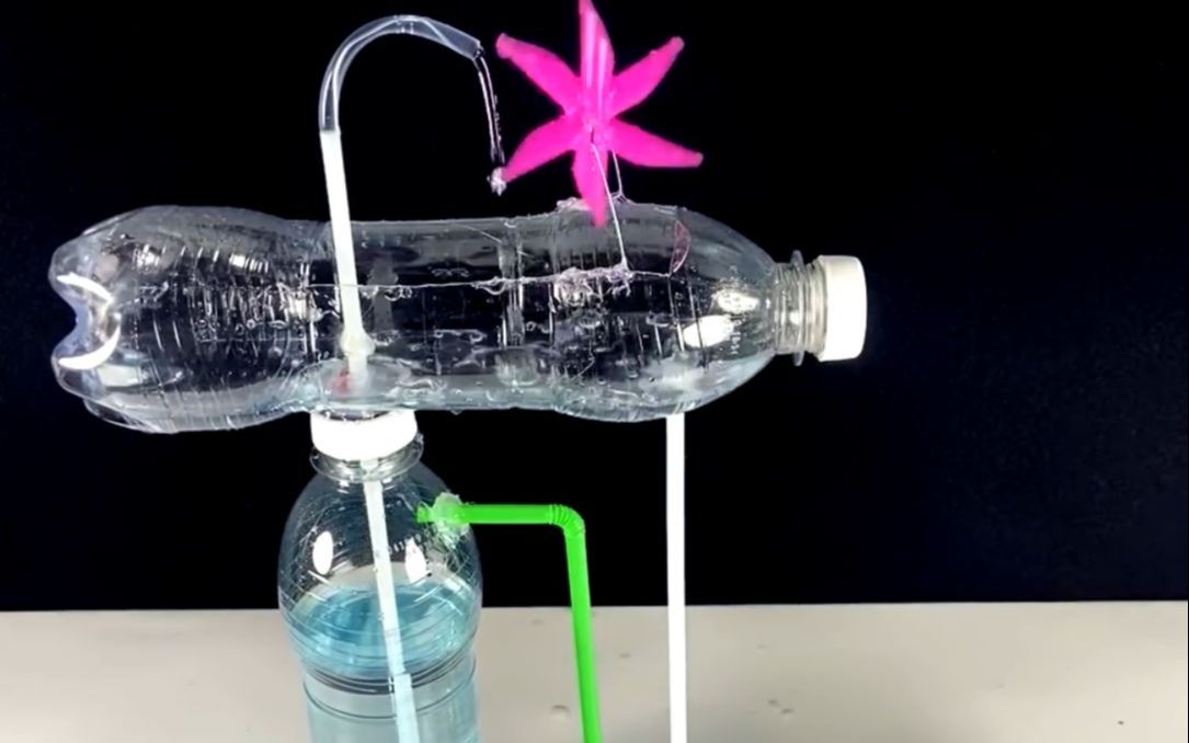 如何在没有电的情况下制作喷泉