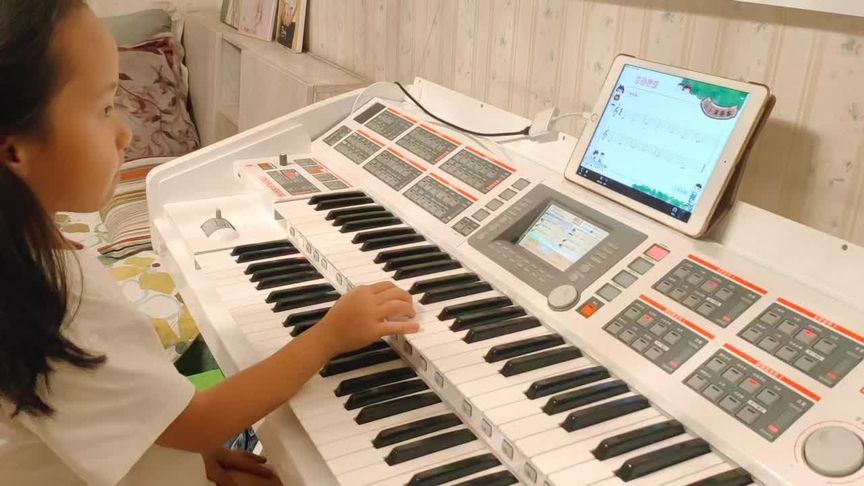 #双排键电子管风琴 学琴第一周汇报