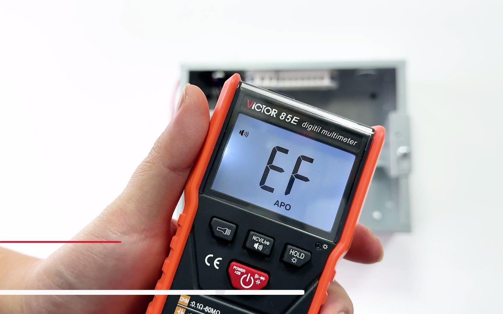 胜利仪器VICTOR 85E智能识别语音播报 数字万用表使用演示