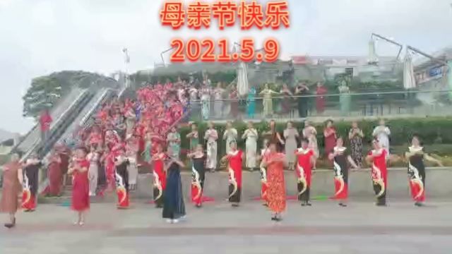 我爱我的祖国!手势舞!母亲节开心留念!