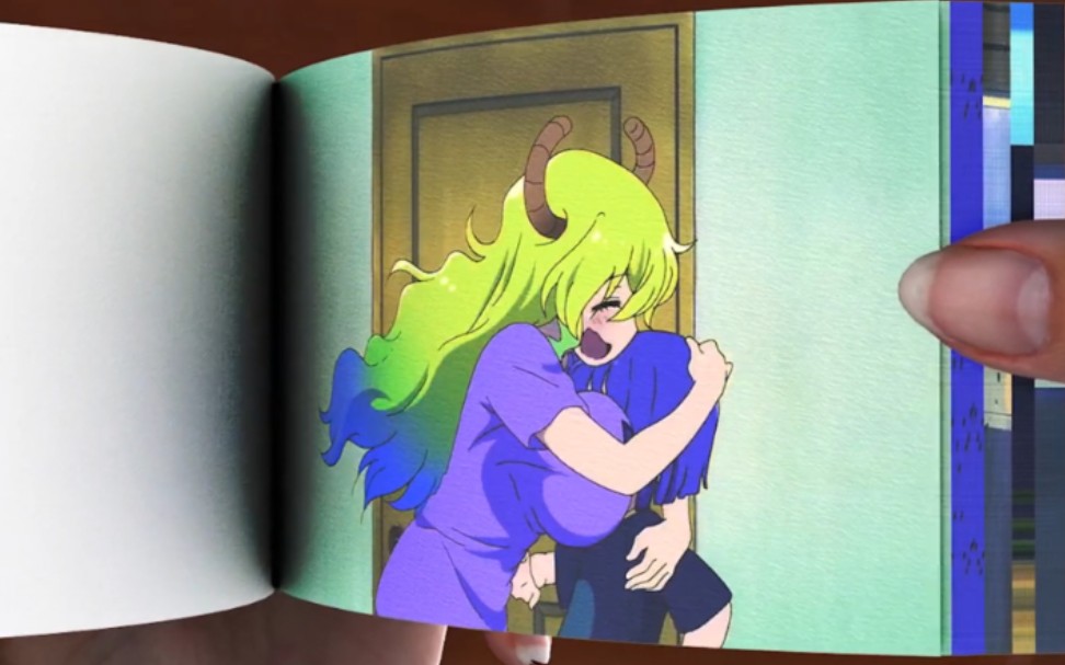 手翻书动画 (姐 姐 ,喘 不 过 来 气 了。)