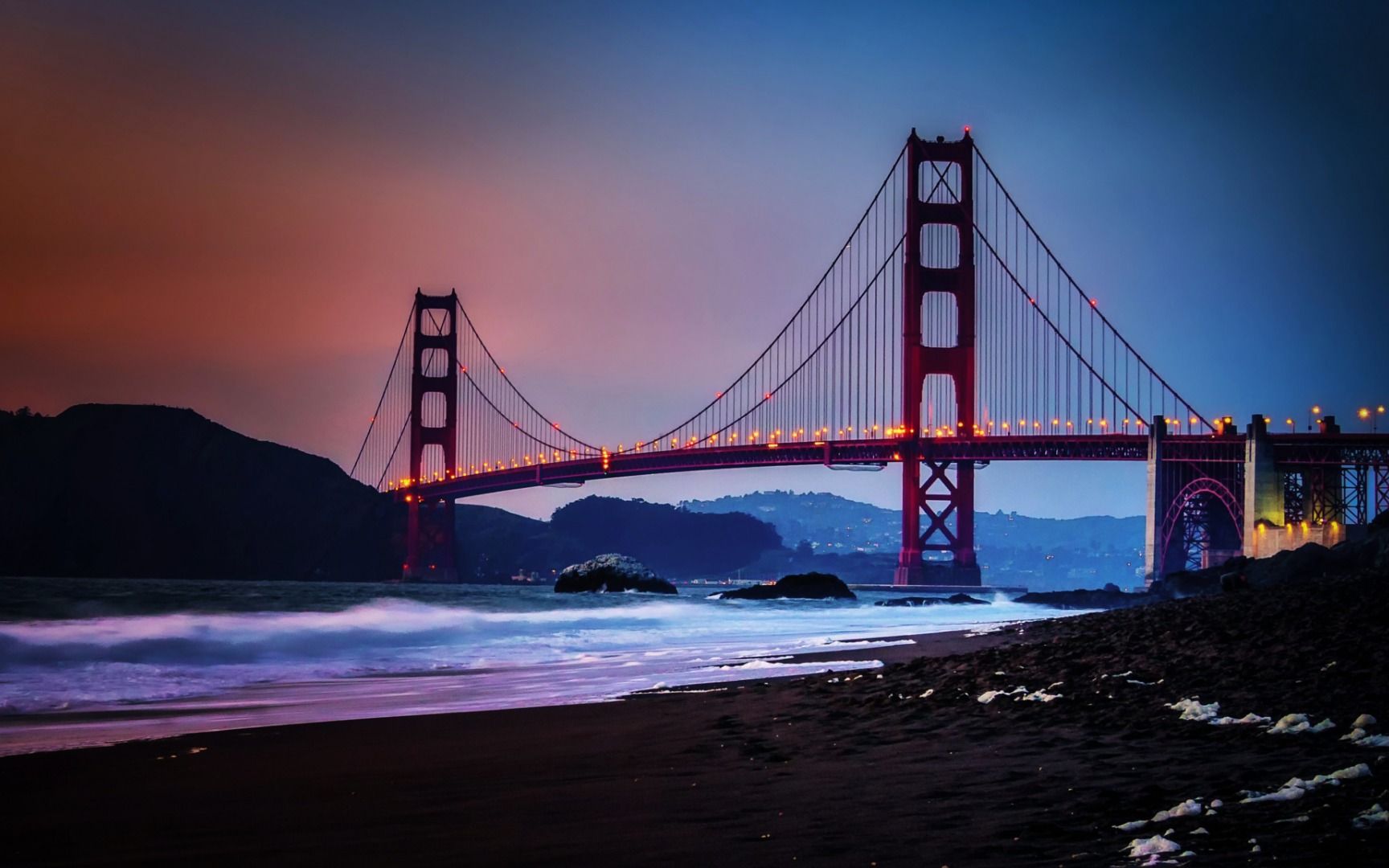 美国——星条旗与星光灿烂的旗帜