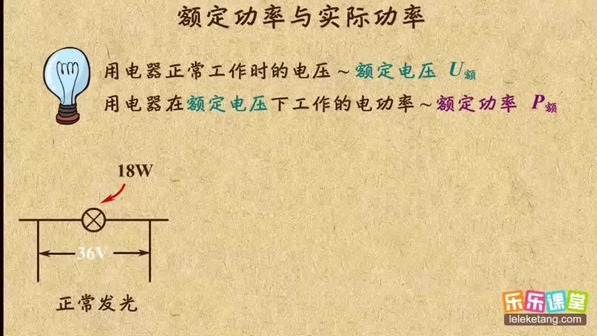 13.2-6 额定功率与实际功率