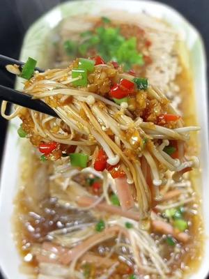 蒜蓉金针菇好吃的家常做法