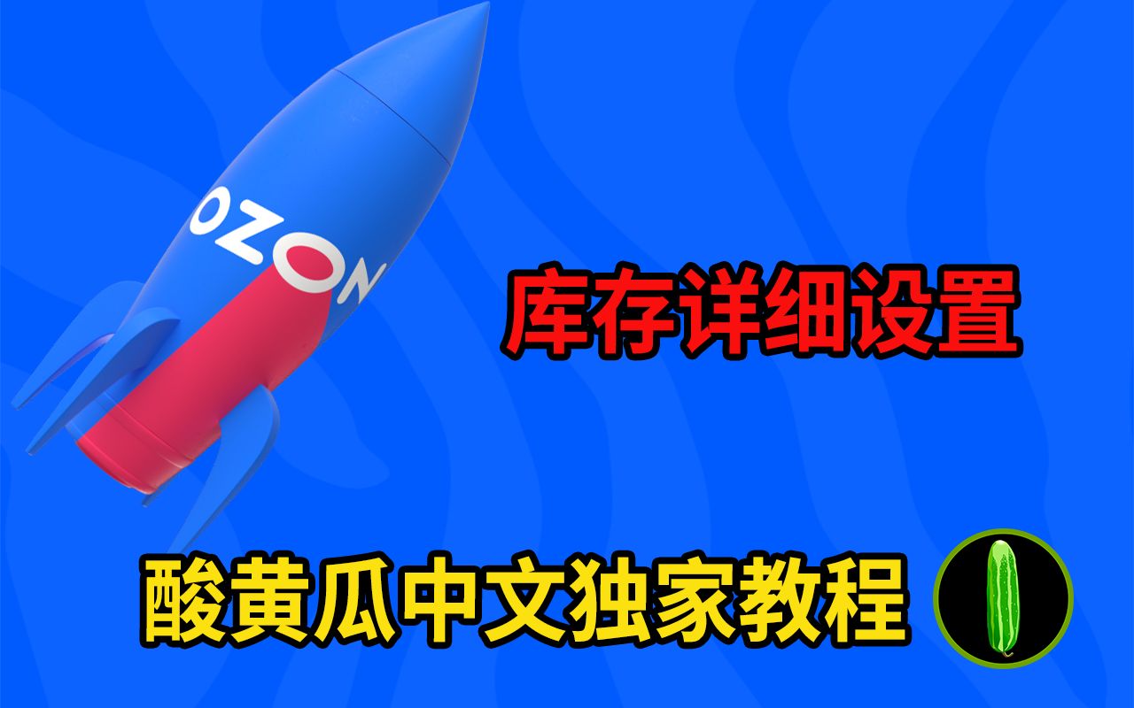 库存详细设置 中文教程 速卖通 亚马逊 OZON