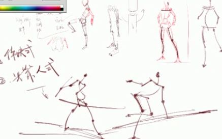 【人体教程】火柴人教你画结构