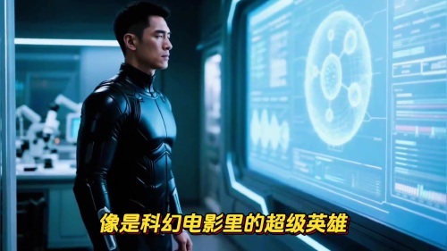 科技感十足的实验室,未来战士的探索之旅