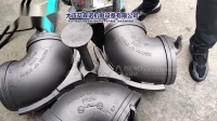 你的的沟槽管件浇冒口都是怎么清理的?用艾森诺铸件浇冒口分离钳...