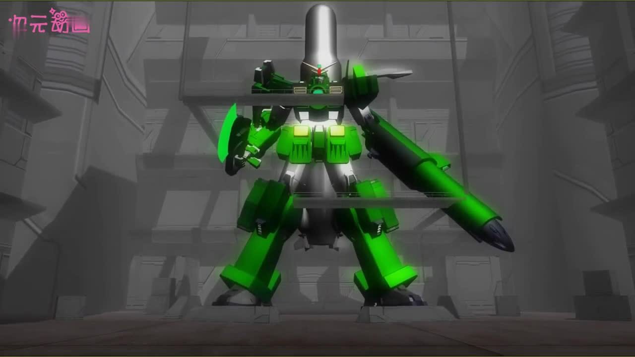 《高达》自制3D特效模型展示动画!GT-9600