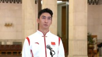 中国共产党第二十次全国代表大会 党代表通道:中国男子短道速滑队...