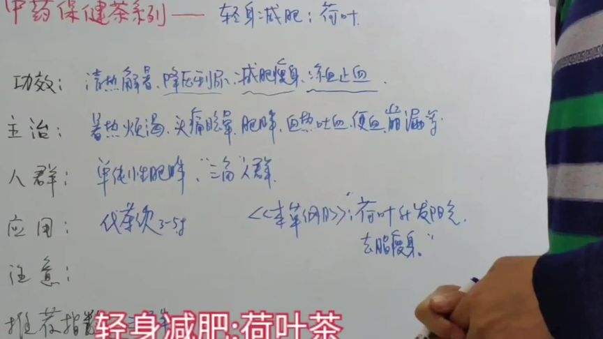 轻身减肥茶:荷叶茶介绍