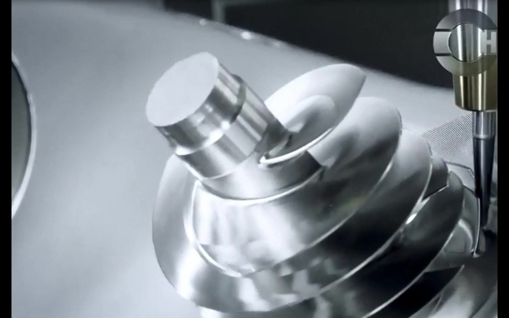 【数控中心五轴加工】见识叶轮的加工过程 看完真舒服!