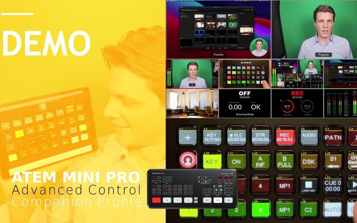 ...系列】17.Stream Deck和Companion Profile的ATEM Mini Pro高级控制