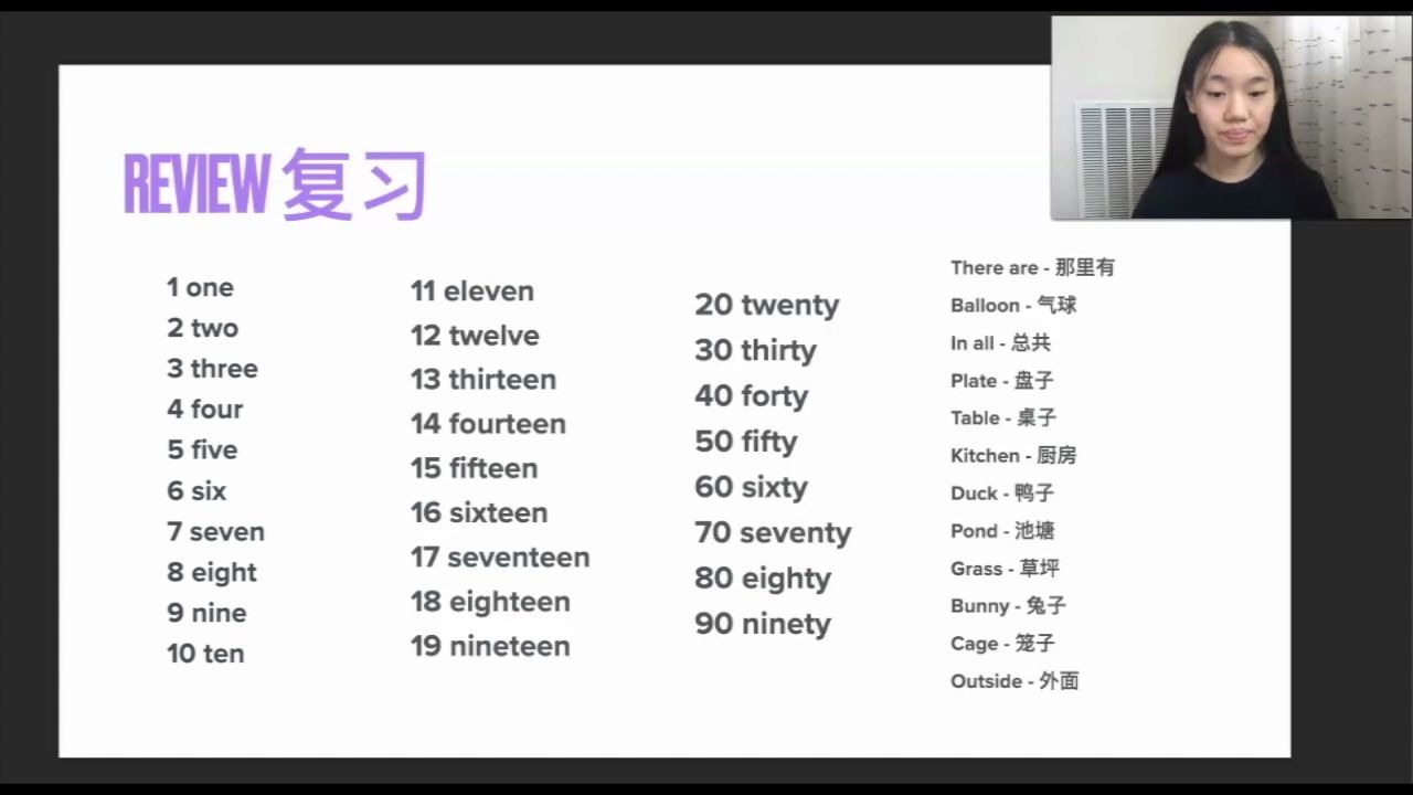 数字Numbers - 单词复习&发音「KuraEnglish 酷哇英语」