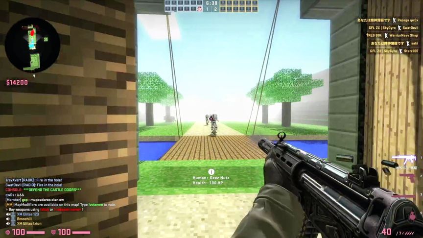 CSGO僵尸逃跑模式《我的世界》