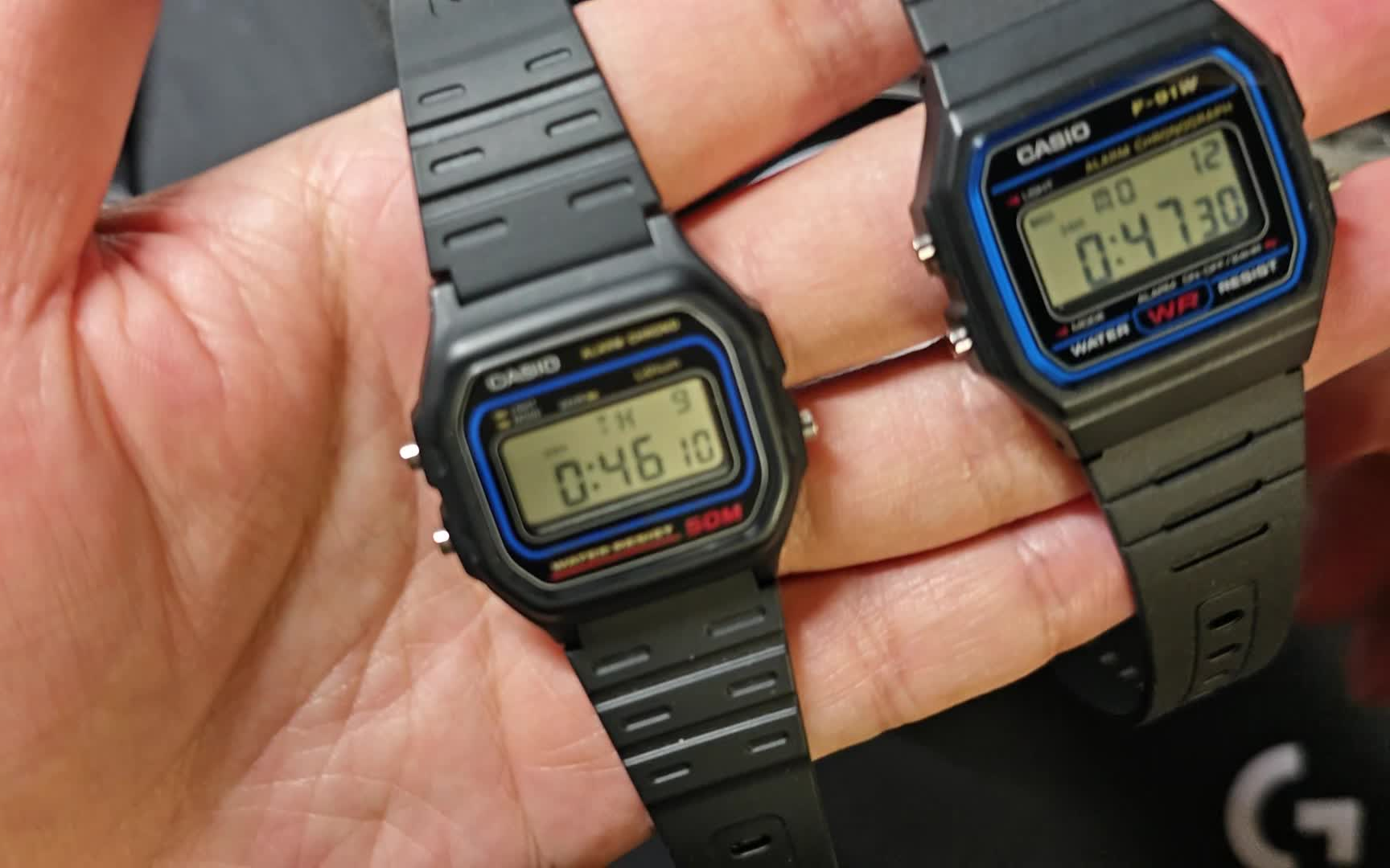 我的手表分享第七期:卡西欧MW-240、卡西欧F-91W、卡西欧W-59