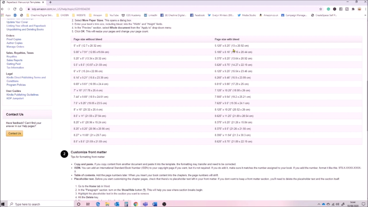 【油管搬运】怎样用Word或LibreOffice排版Amazon KDP书籍笔记本内...