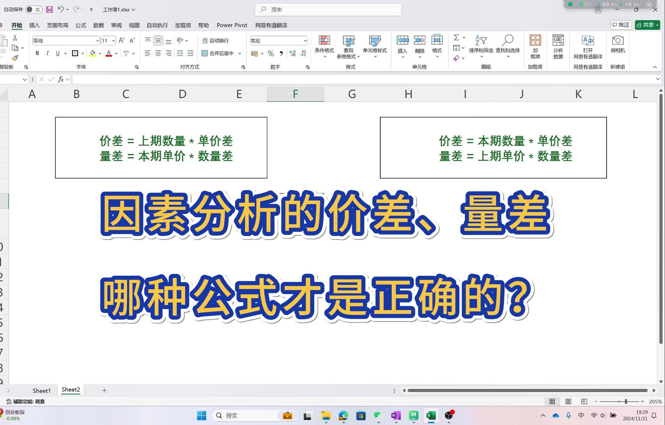 财务BP必知必会因素分析原理:连环替代法