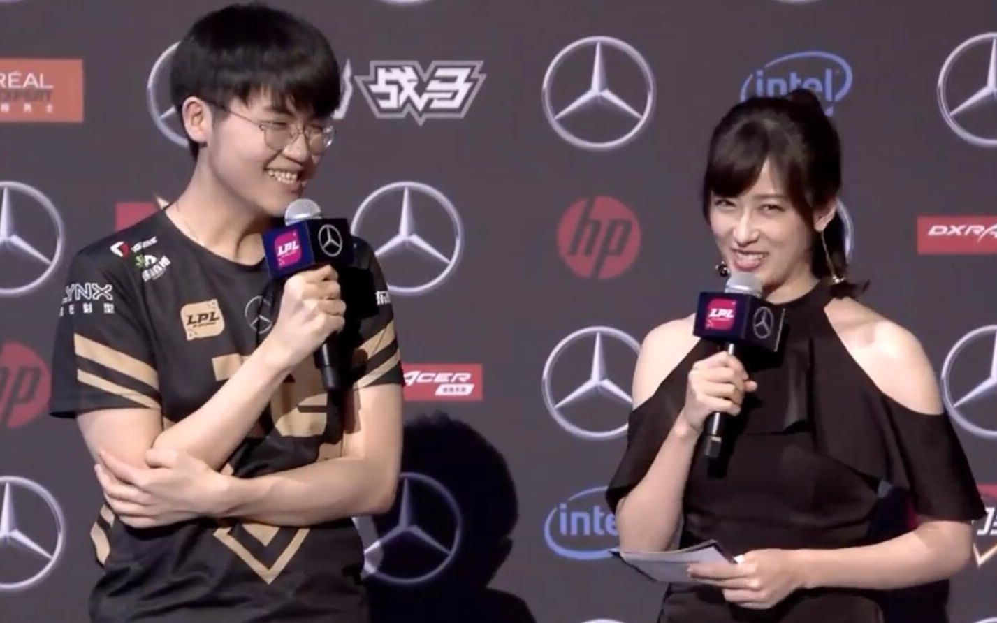 姿态赛后采访:鼠标不受控 想拿五杀(2018夏季赛东西部对决:RNG vs ...