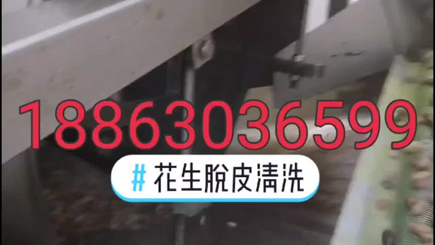 #机械设备 花生脱皮 花生酱加工 滚筒清洗机#食品机械设备