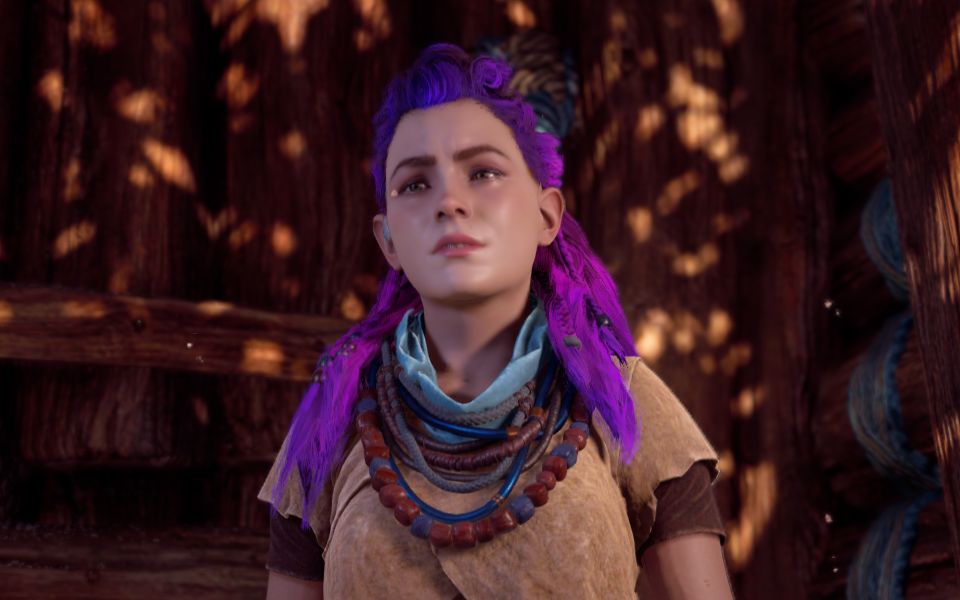 【地平线:零之曙光】主角埃洛伊从一个可爱的小孩成长为了漂亮的少女!