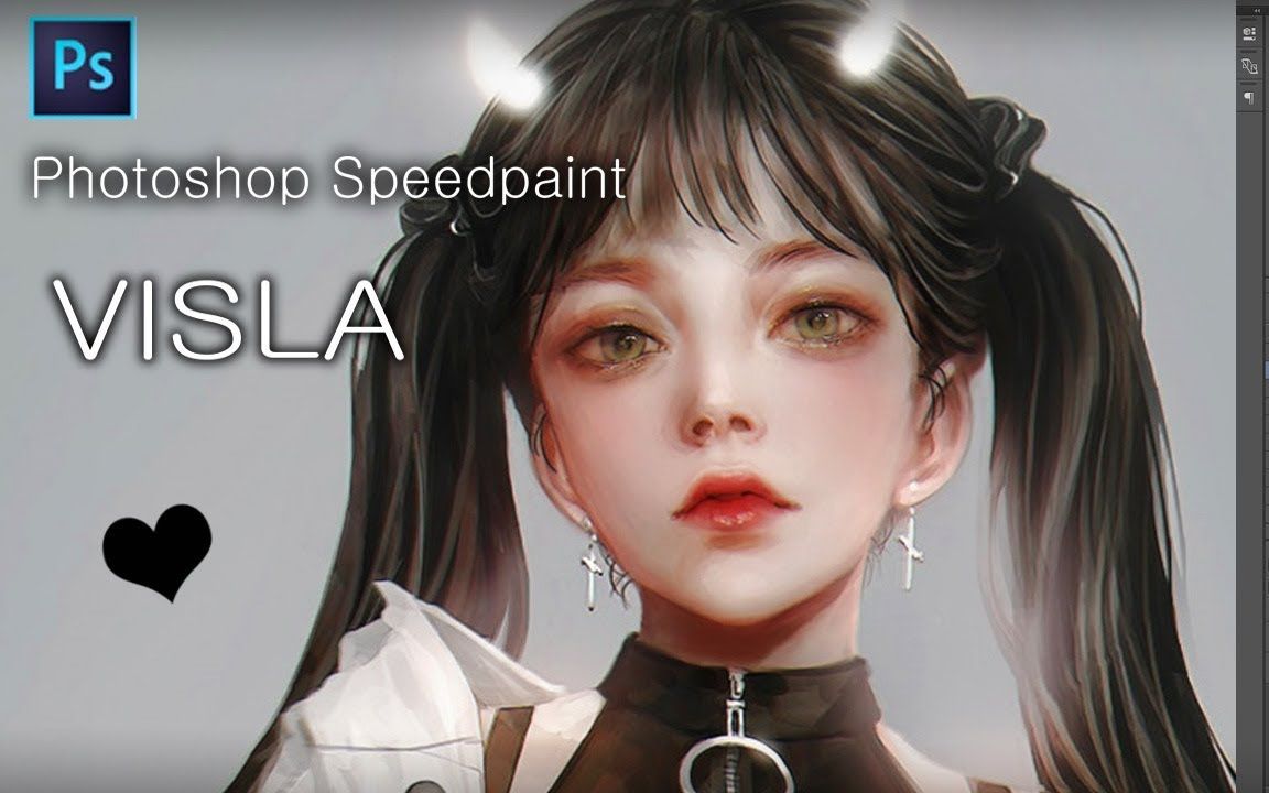 【Ps绘画】网红小姐姐制作过程,看完这个视频我只想说再见Photoshop
