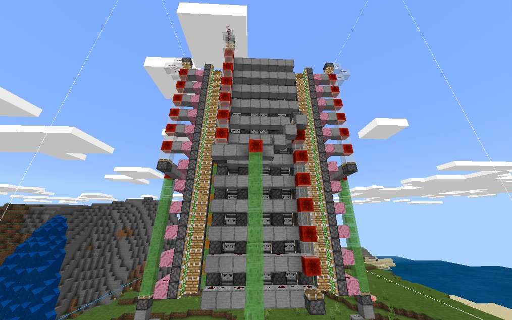 我的世界基岩版【MCBE】红石『巨型云杉树厂』