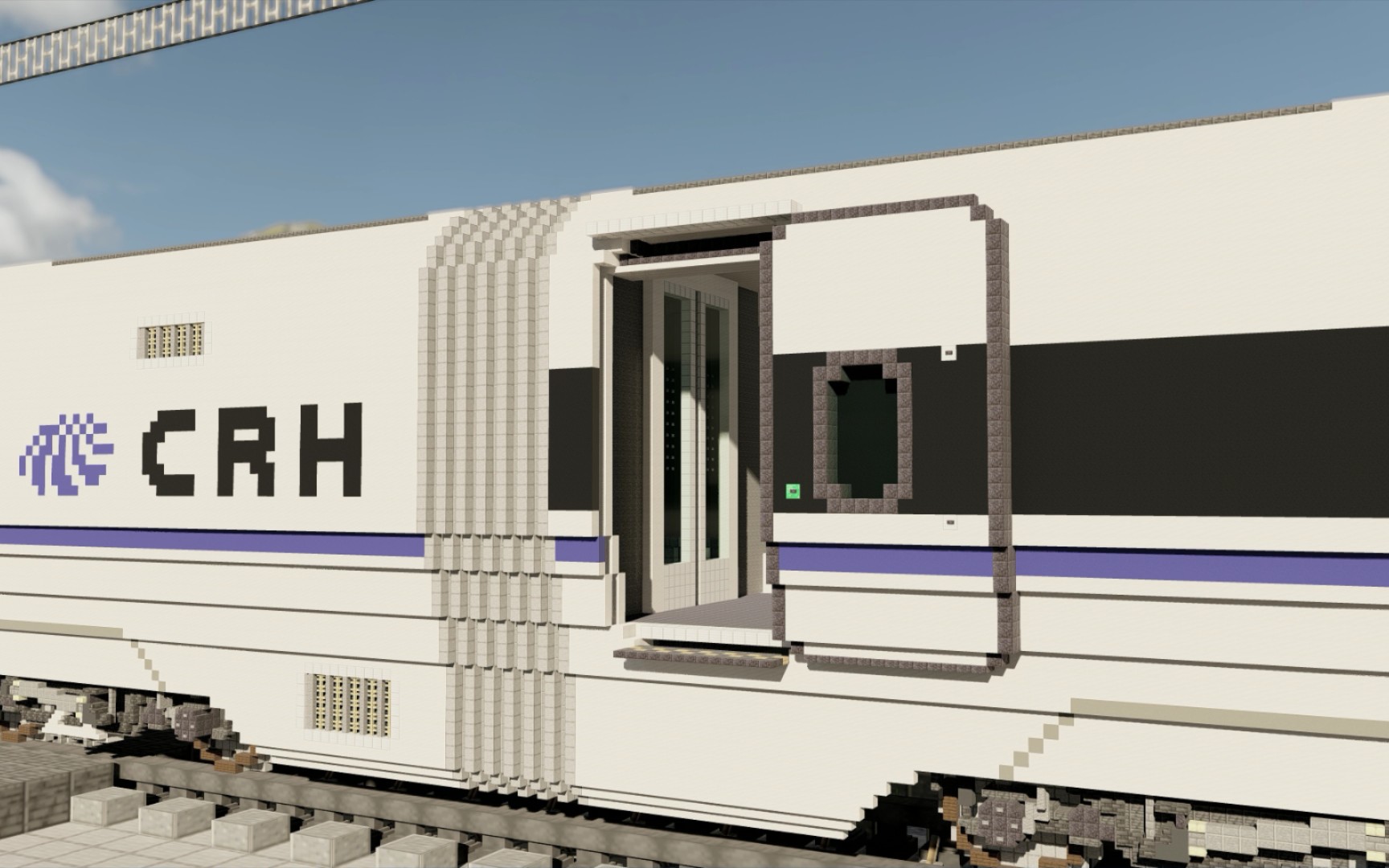 [Minecraft动画]动车组开关门调试(CRH380D)
