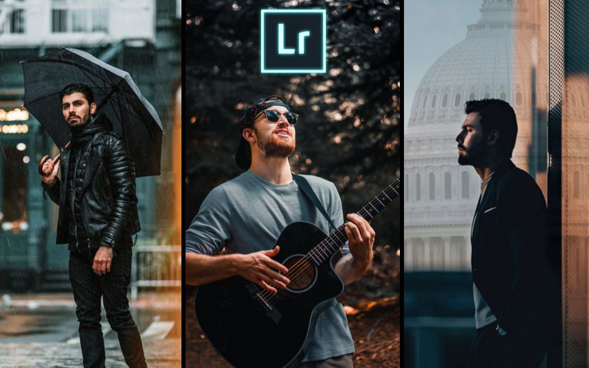 【LR调色】INS爆火暗金色质感硬汉风格调色实战分享!