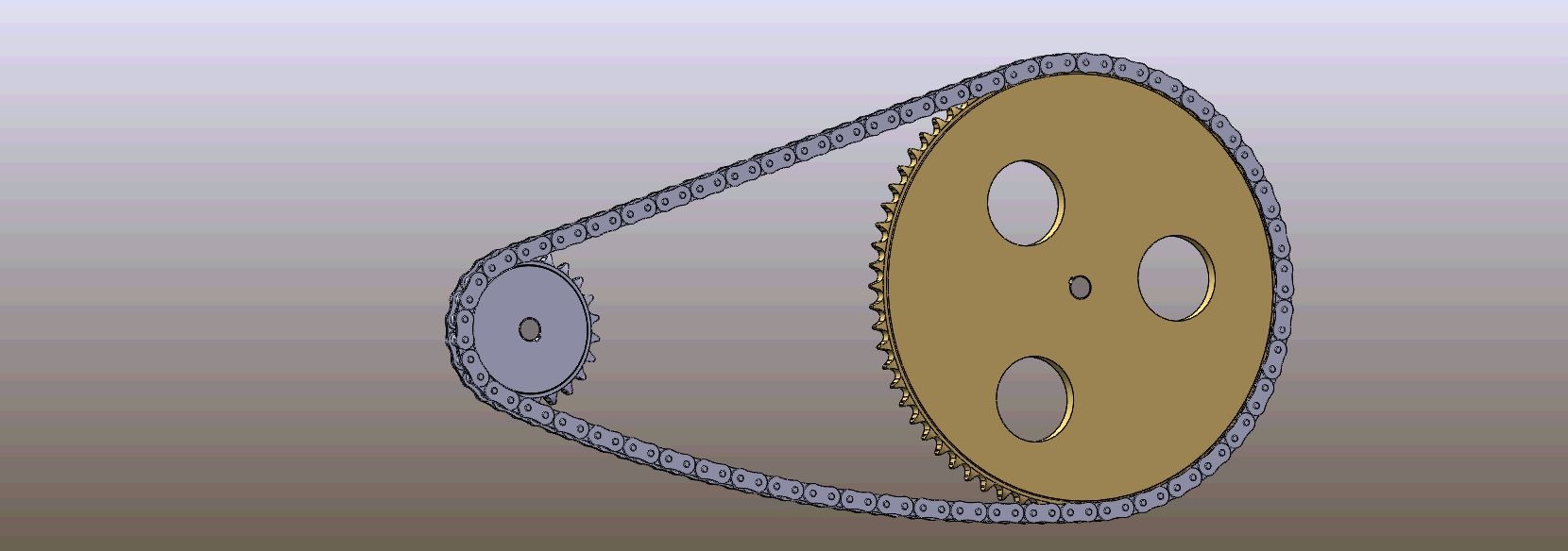 solidworks链轮链条仿真模拟-求助啊,仿真过程中出现反转什么原因