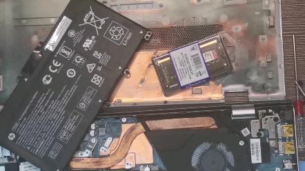 小白惠普笔记本 Pavilion laptop 14-bf1xxx装内存条 拆电池