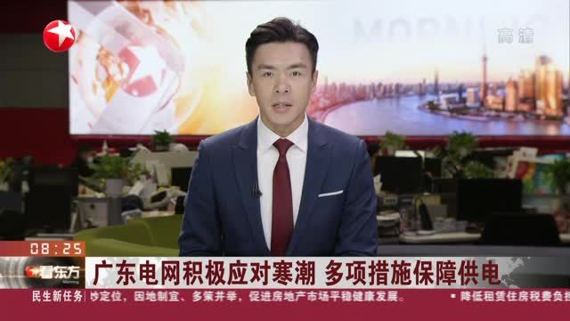广东电网积极应对寒潮 多项措施保障供电
